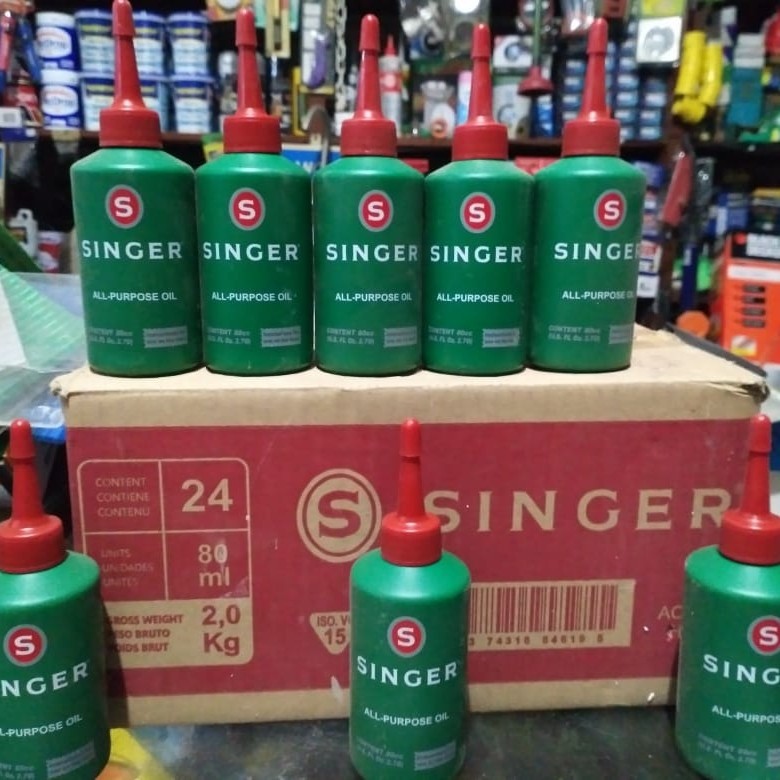 Jual OIL SINGER 80CC/ MINYAK MESIN SINGER harga satuan | Shopee Indonesia