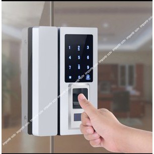 Jual Finger fingerprint glass door lock doorlock pintu kaca scan jari ...