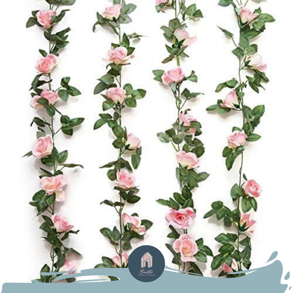 Jual DAUN GANTUNG TANAMAN PALSU JUNTAI/BUNGA RAMBAT SPRING/ DECOR ...