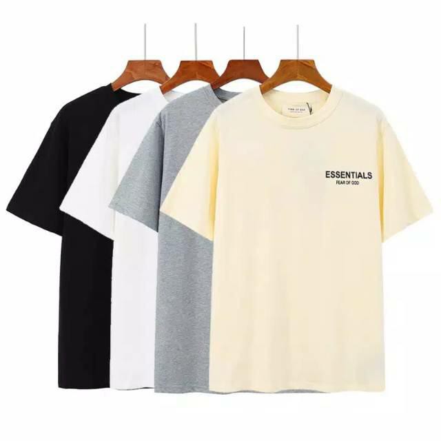 Jual KAOS KPOP SUGA ESSENTIALS FEAR OF GOD SMALL LOGO DADA | Shopee ...