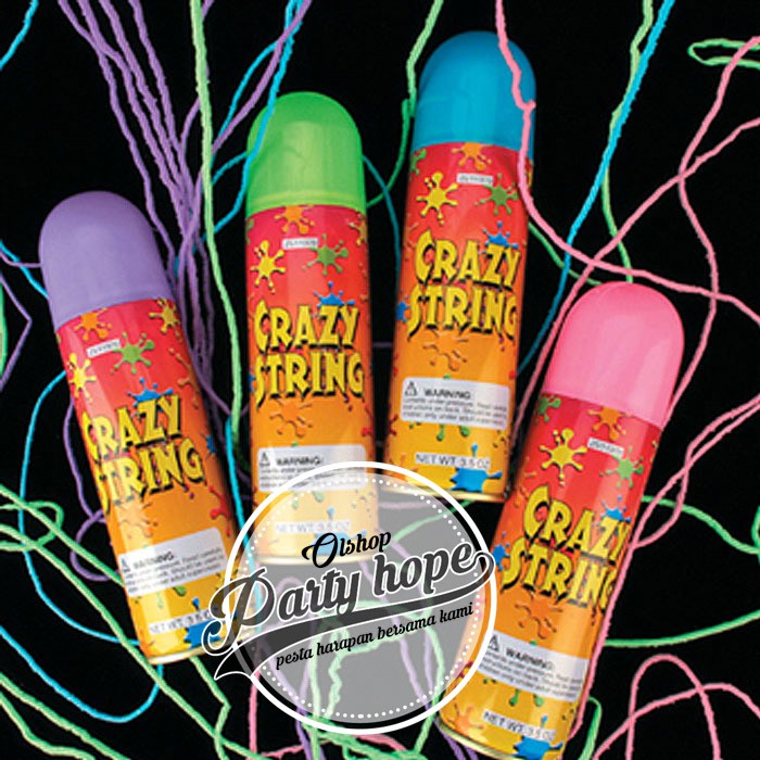 Jual souvenir Ultah / Crazy String / Semprotan Pesta / | Shopee Indonesia