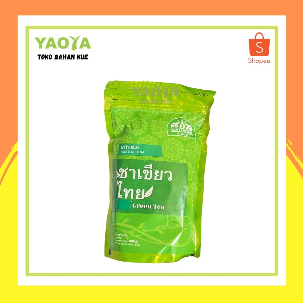 Jual Siam Elephant Thai Green Tea 200g | Shopee Indonesia