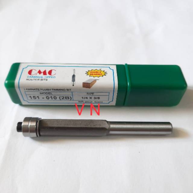 Jual Mata profil/router lurus 10 mm roda 2/laminate flush trimming bit ...