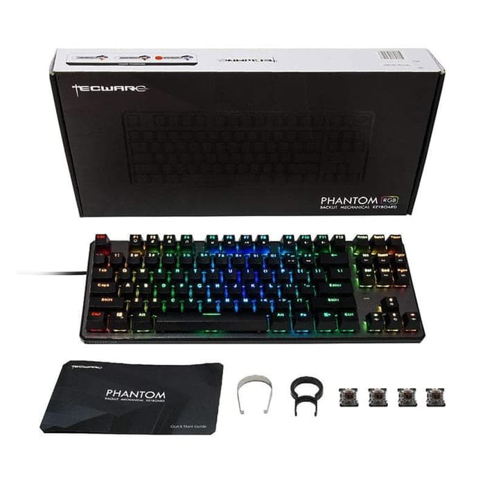 Jual Tecware Phantom Elite 87 RGB (Mechanical Blue Switch) | Shopee ...