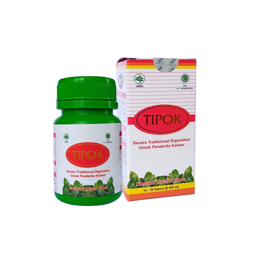 Jual Tipok 500mg - 30 kapsul (Ekstrak Keladi Tikus) | Shopee Indonesia