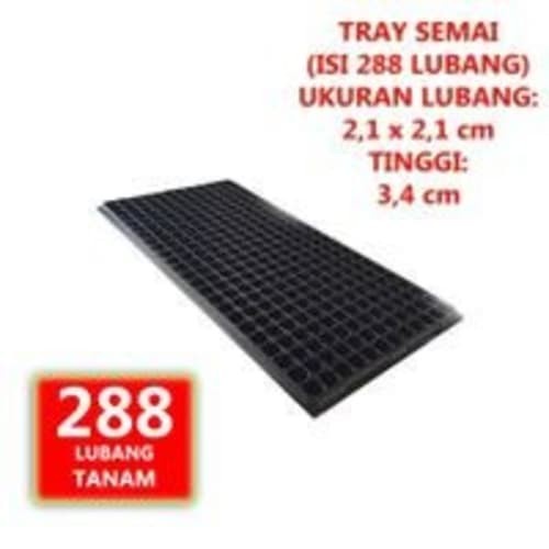 Jual Tray Semai 288 Lubang Traypot Pot Bibit Tray Hidroponik 12x24 ...