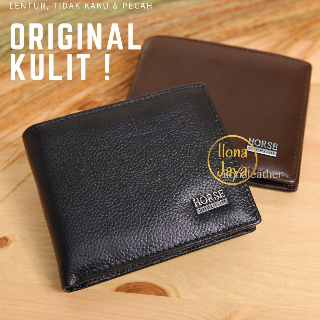 Jual Dompet Kulit Branded Murah Lipat Pendek Asli Original Pria Cowok ...
