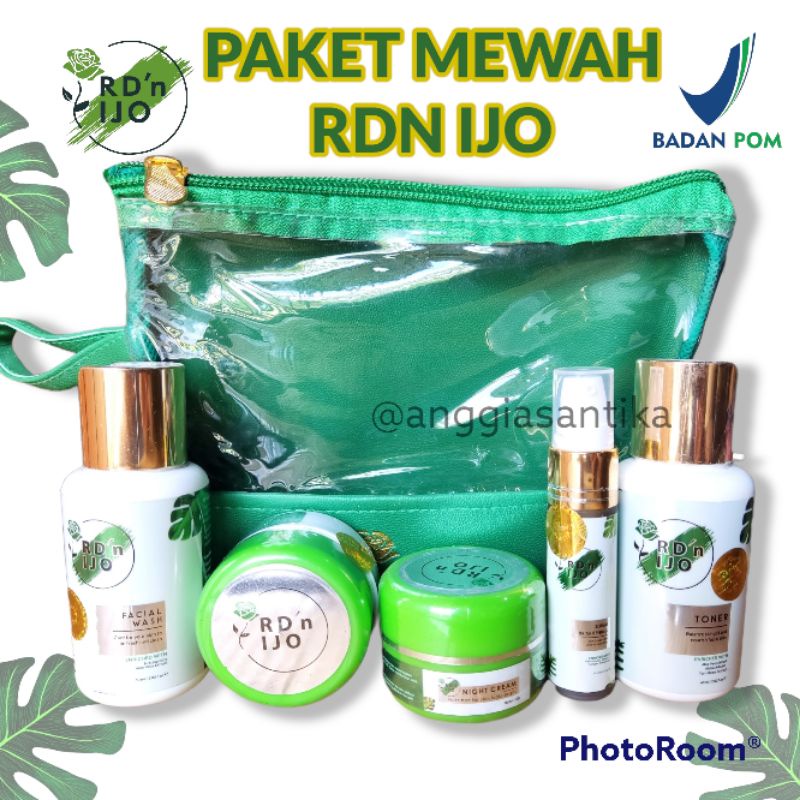 Jual PAKET MEWAH RDN IJO CREAM SERUM FACE TONER FACIAL WASH | Shopee Indonesia