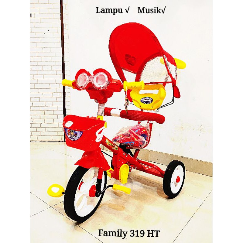 Jual Sepeda anak roda tiga Family tipe 319 HT ada lampu dan musik ...