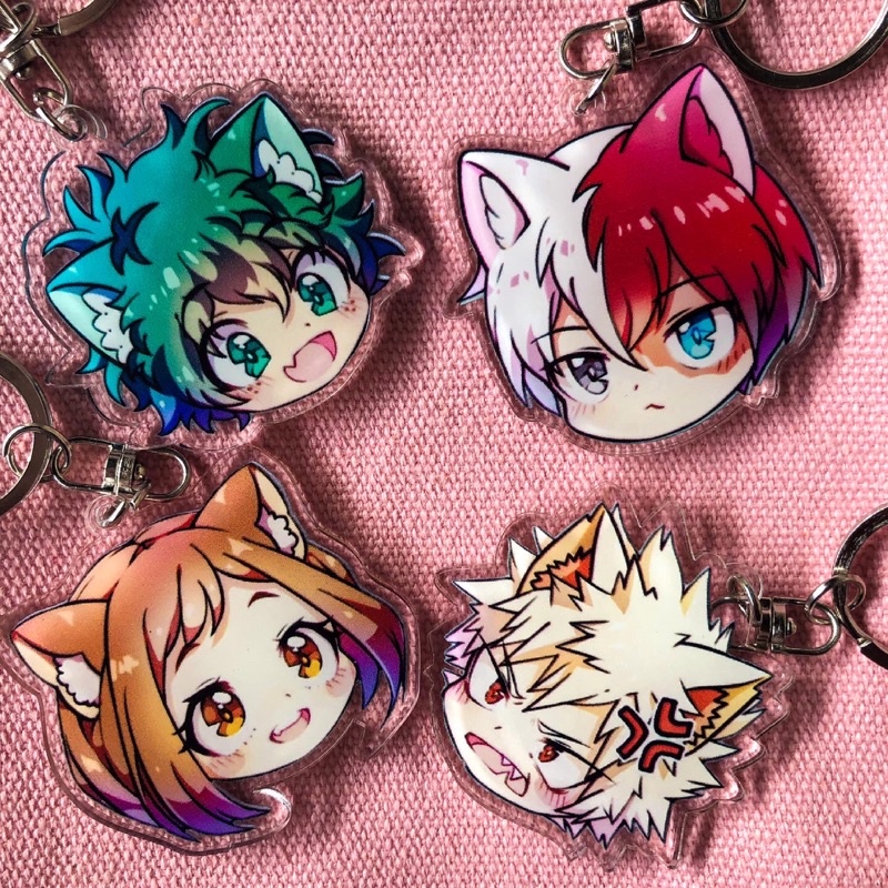Jual BNHA KEYCHAIN / HIGH QUALITY Anime Boku No Hero Academia Gantungan ...
