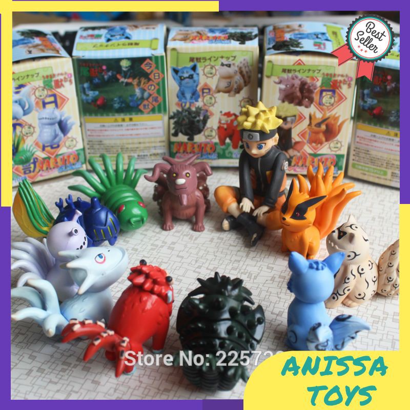 Jual Action Figure Naruto Set Figur 10pcs/set Anime Naruto Figurine ...