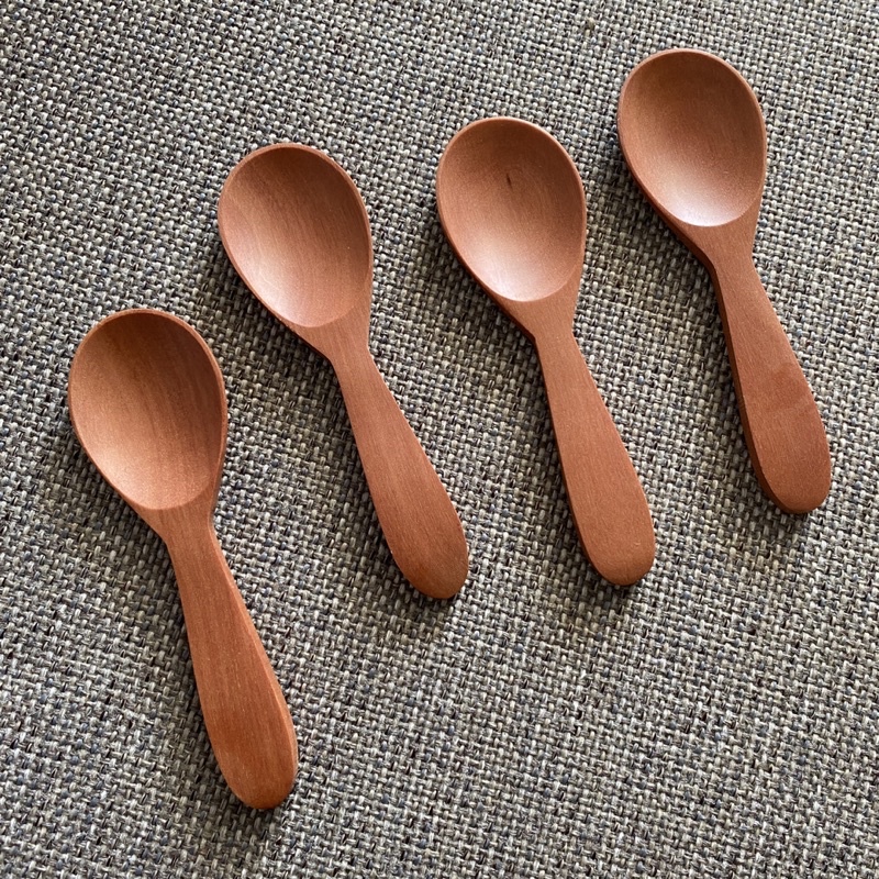 Jual SENDOK BUMBU KAYU 10CM SENDOK GARAM BUMBU | Shopee Indonesia