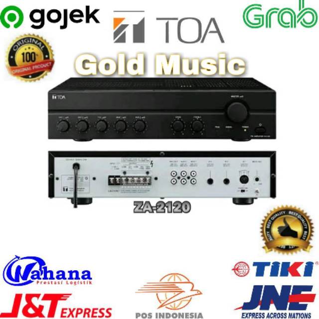 Jual Amplifier TOA ZA 2120 ORIGINAL 120 Watt | Shopee Indonesia