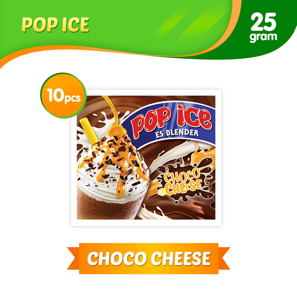 Jual Pop Ice Choco Cheese 25gr isi 10 per Renceng | Shopee Indonesia