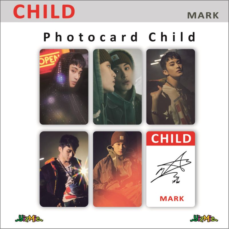 Jual Photocard Mark Child | NCT Mark Child by yizmie | Shopee Indonesia