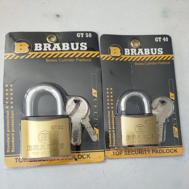 Jual Gembok Kuningan Brabus ATS 50 mm, gembok pagar, gembok komputer ...