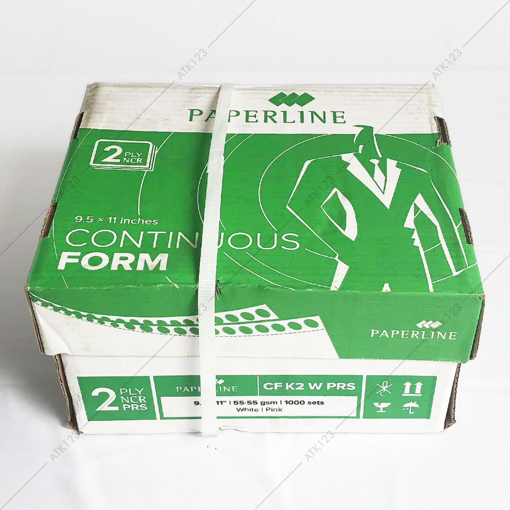 Jual Continuous Form Paperline 2 Ply Warna 9 1/2 x 11 in (K2 W PRS ...