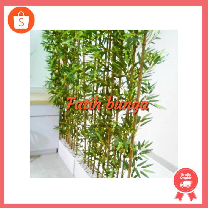 Jual partisi bambu/bunga hias/bunga plastik | Shopee Indonesia
