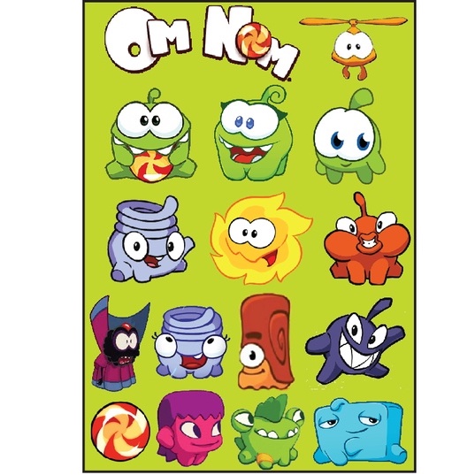 Jual Sticker Om Nom 1 pc | Shopee Indonesia