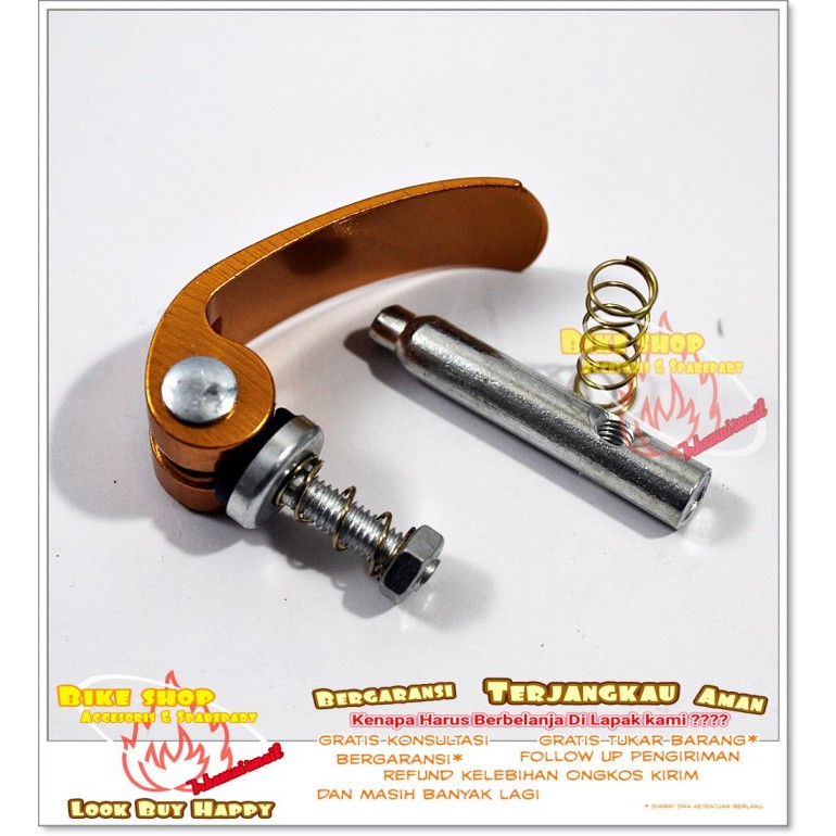 Jual Clamp Baut Batangan Tengah Sepeda Lipat Bahan CNC | Shopee Indonesia