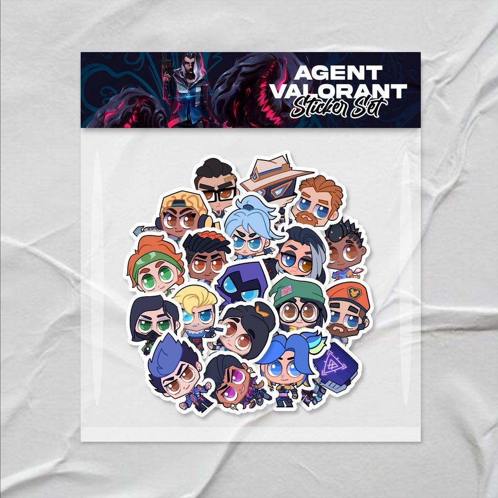 Jual 19 Stiker All Agent Valorant | Shopee Indonesia
