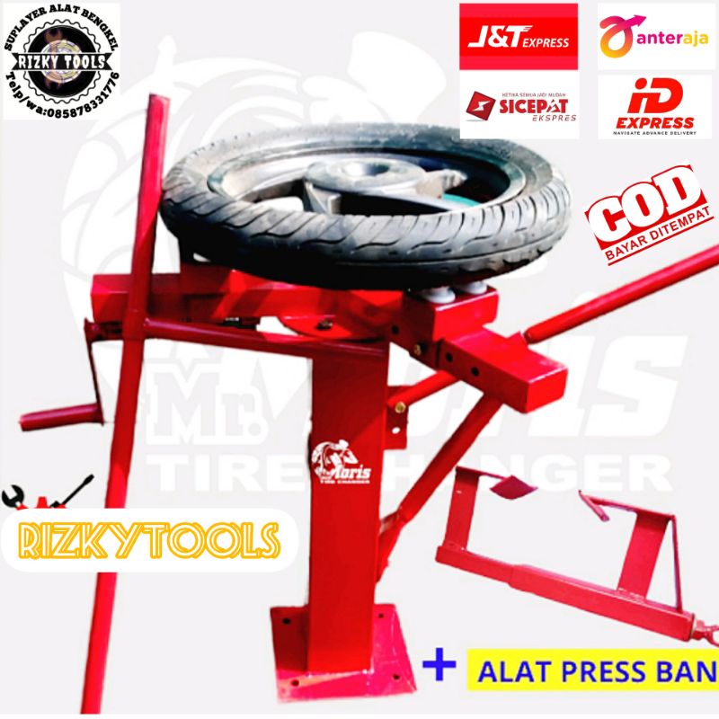 Jual alat bongkar pasang ban motor mobil Tyre changer CLAMP | Shopee ...