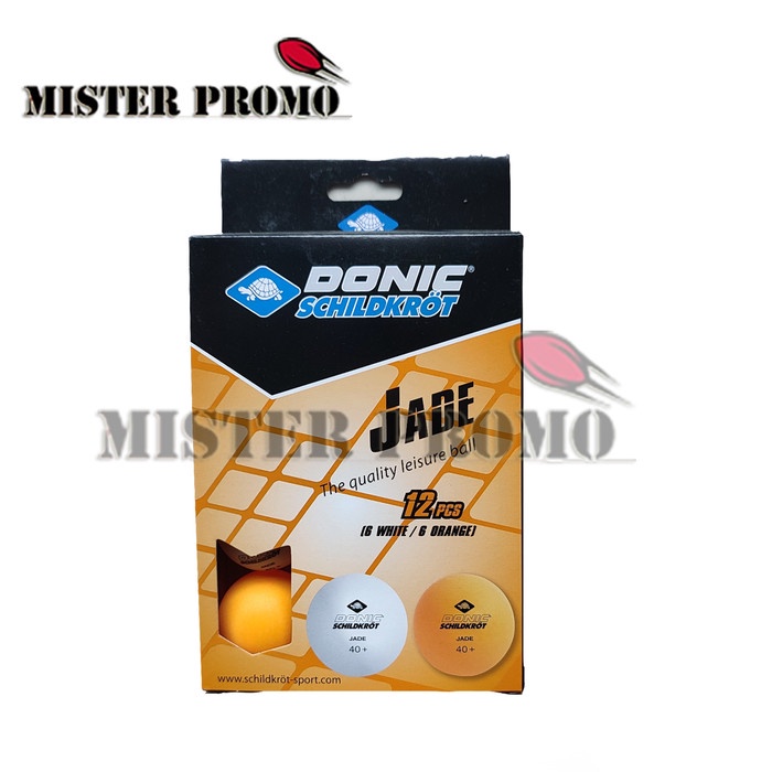 Jual DM Bola Pingpong DONIC Schildkrot Jade 40+ Isi 12 Original Tenis Meja | Shopee Indonesia