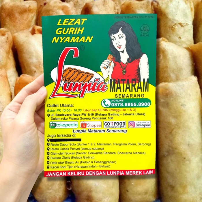 Jual Siap Krim Lumpia Semarang Vakum (Value Pack) Lunpia Mataram ...