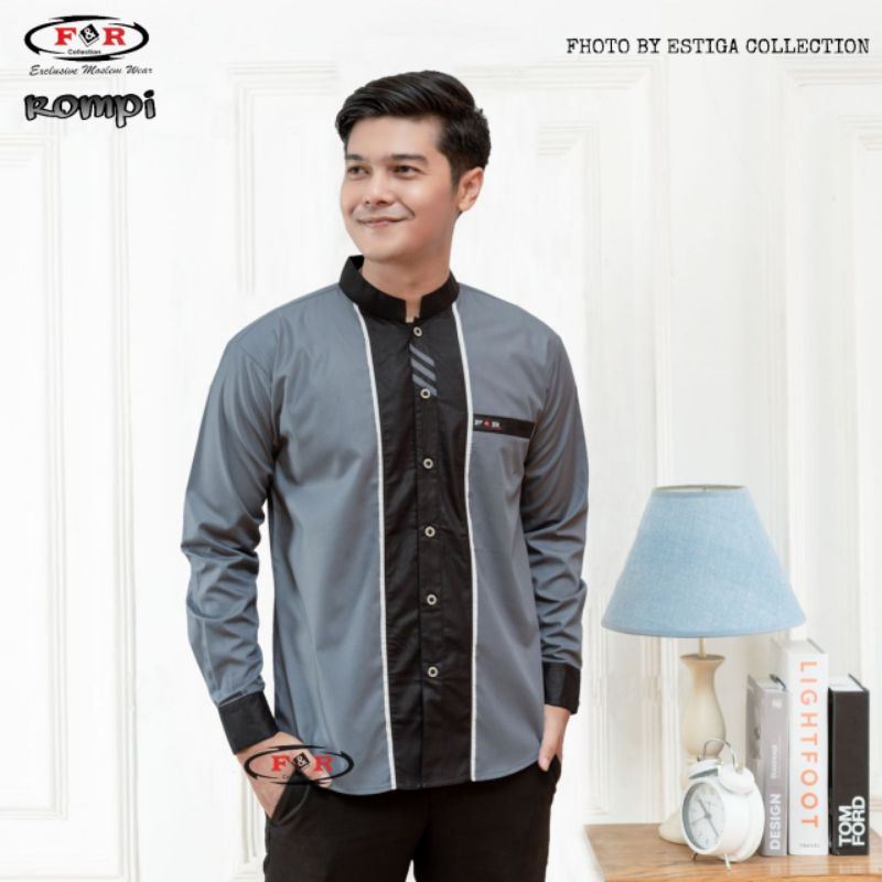 Jual [ TERBARU ] KEMKO KEMEJA KOKO MODEL ROMPI SIZE M L XL & XXL ...