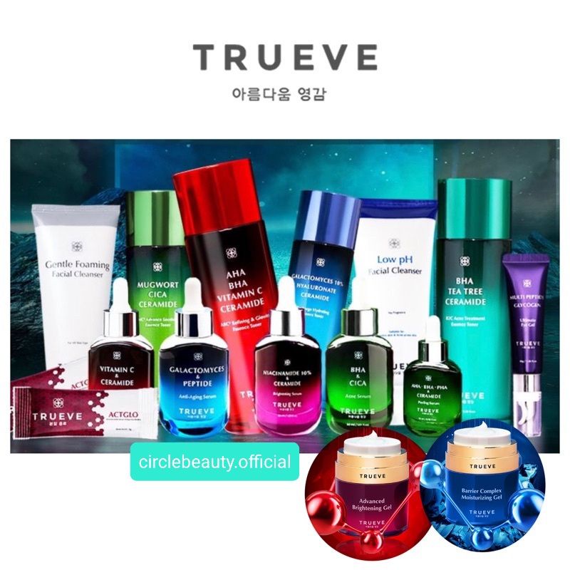 Jual Trueve Advanced Brightening & Barrier Complex Moisturizer Gel 30gr ...