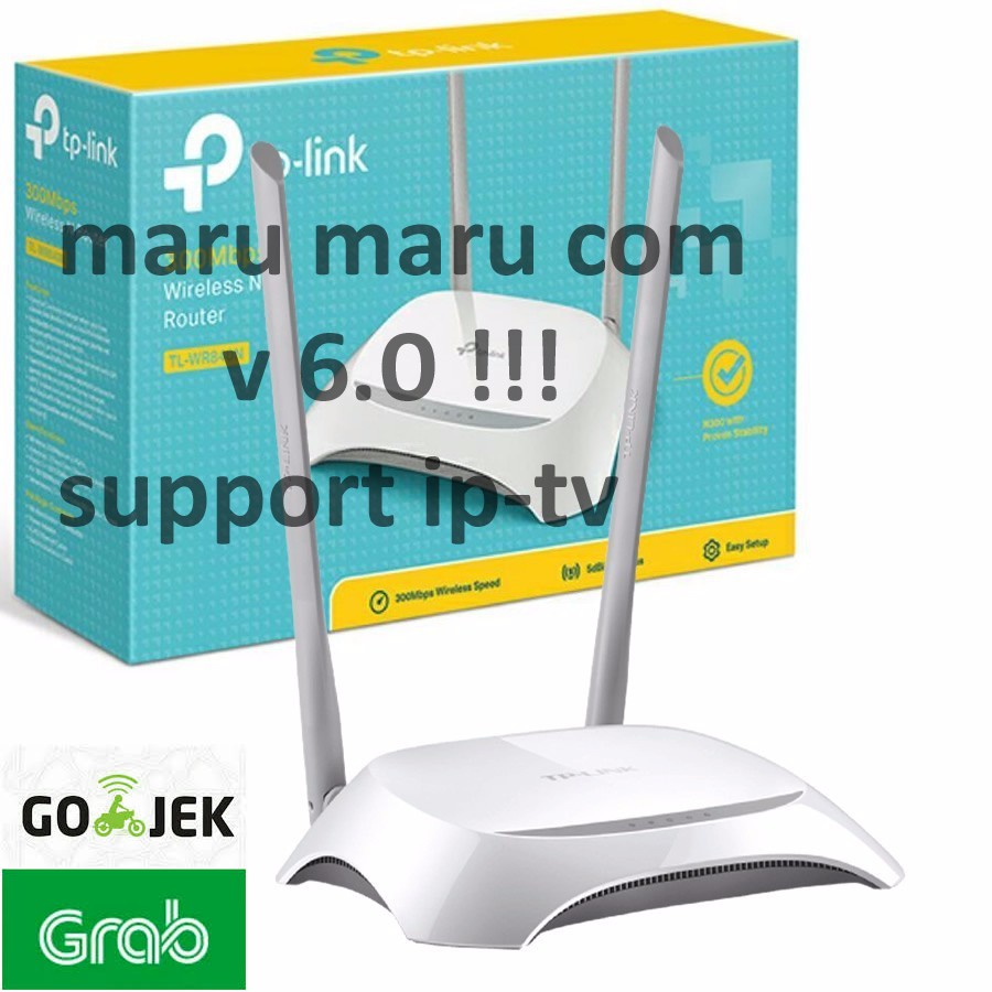 Jual TPLink 840 840N wr840n TP-Link 300mbps Wireless Router V6.2 4 mode ...