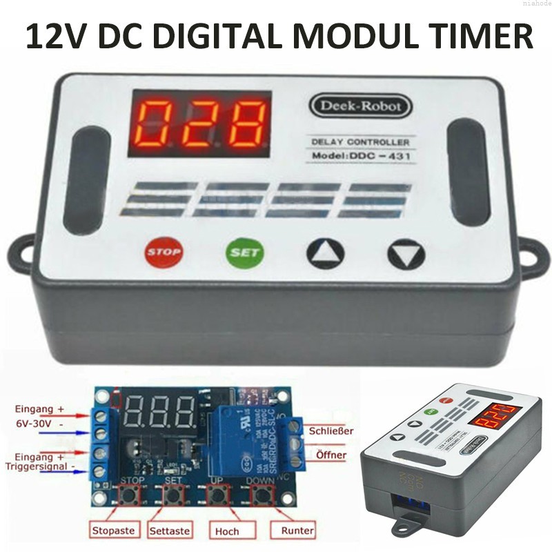 Jual Timer Time Digital Delay Switch Control OFF ON Relay Programable ...