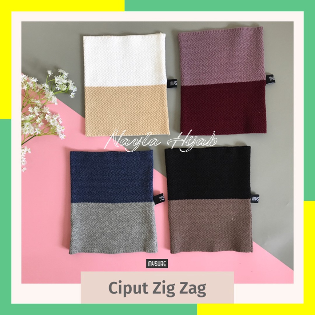 Jual MYSURE Ciput Ranjut Anti Pusing Dua Warna Inner Bandana Daleman ...
