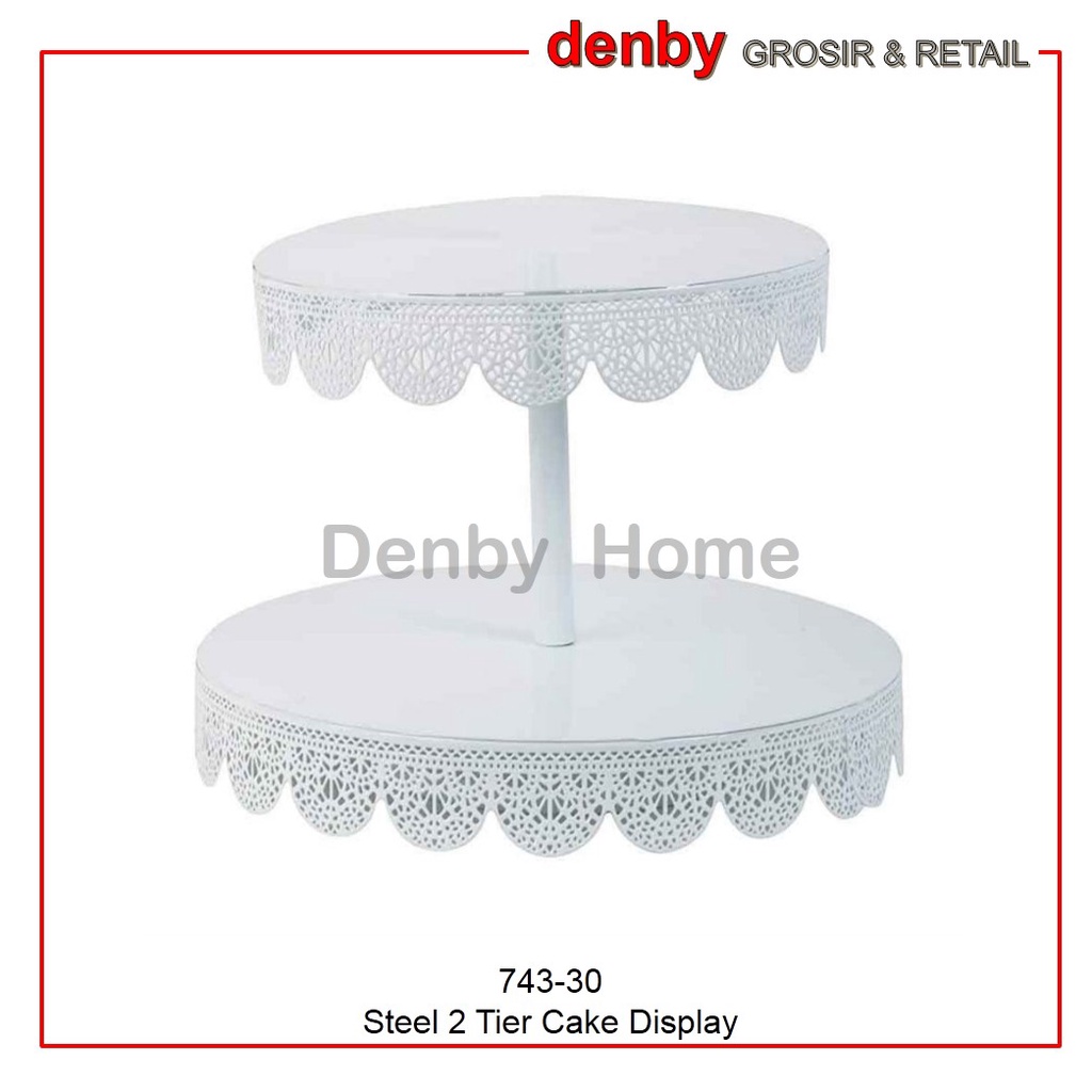 Jual Rak Stand Display Kue Cupcake 2 tier tingkat susun 743-30 | Shopee ...