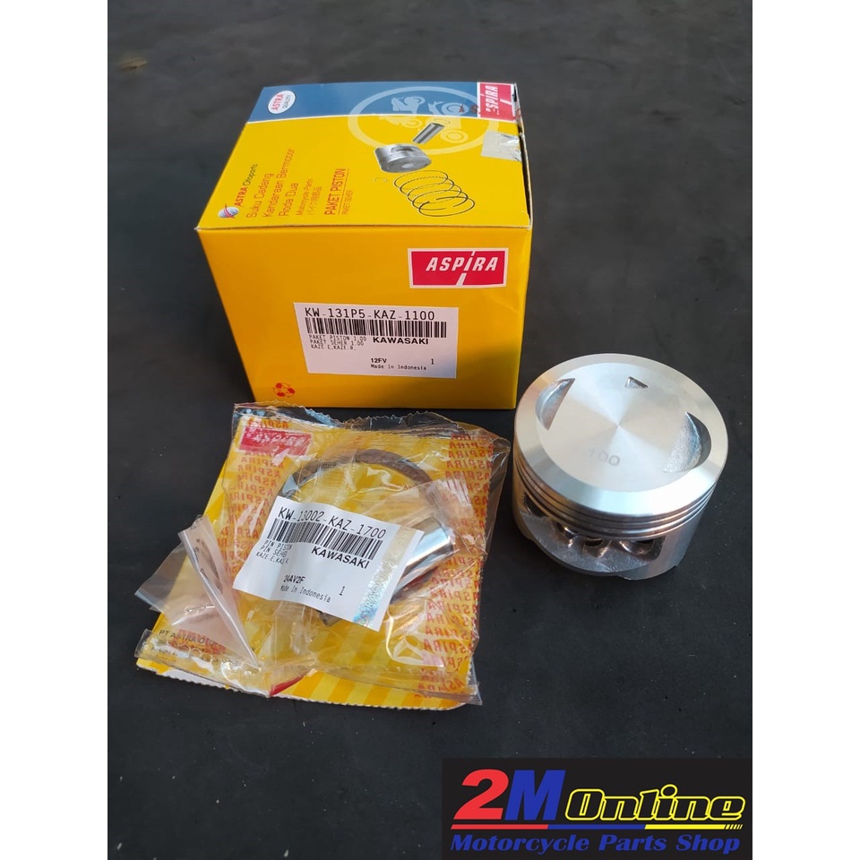 Jual Mm 2m Seher Piston Kit Kaze E Kaze R OS 100 Merk Aspira KW-131P5 ...