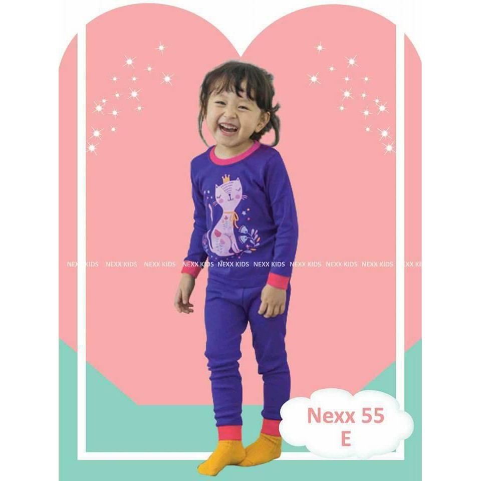 Jual 4Y - PRINCESS CAT PIYAMA ANAK CEWEK NEXX NEXX55 E | Shopee Indonesia
