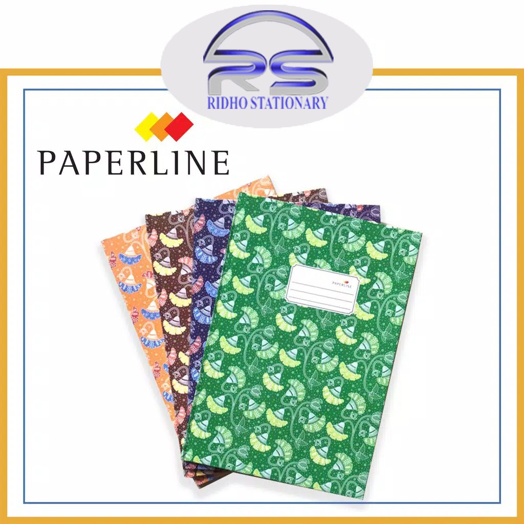 Jual (1 Pcs) Buku Tulis Folio Hard Cover PAPERLINE isi 100 Lembar ...