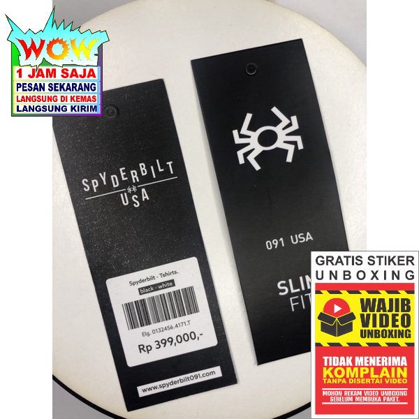 Jual SPYDERBILT PRICE TAG HANGTAG BARCODE SUPER PREMIUM CO 1X DI KIRIM ...