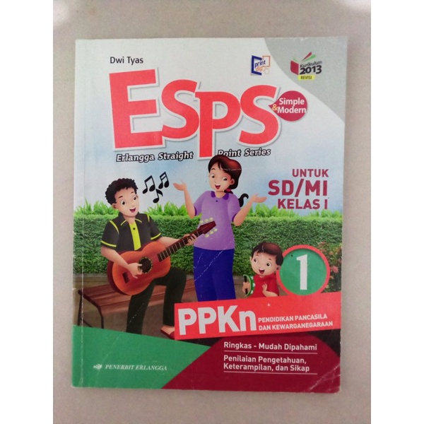 Jual ESPS PPKN 1 untuk SD/MI Kelas 1 Kurikulum 2013 Revisi | Shopee Indonesia