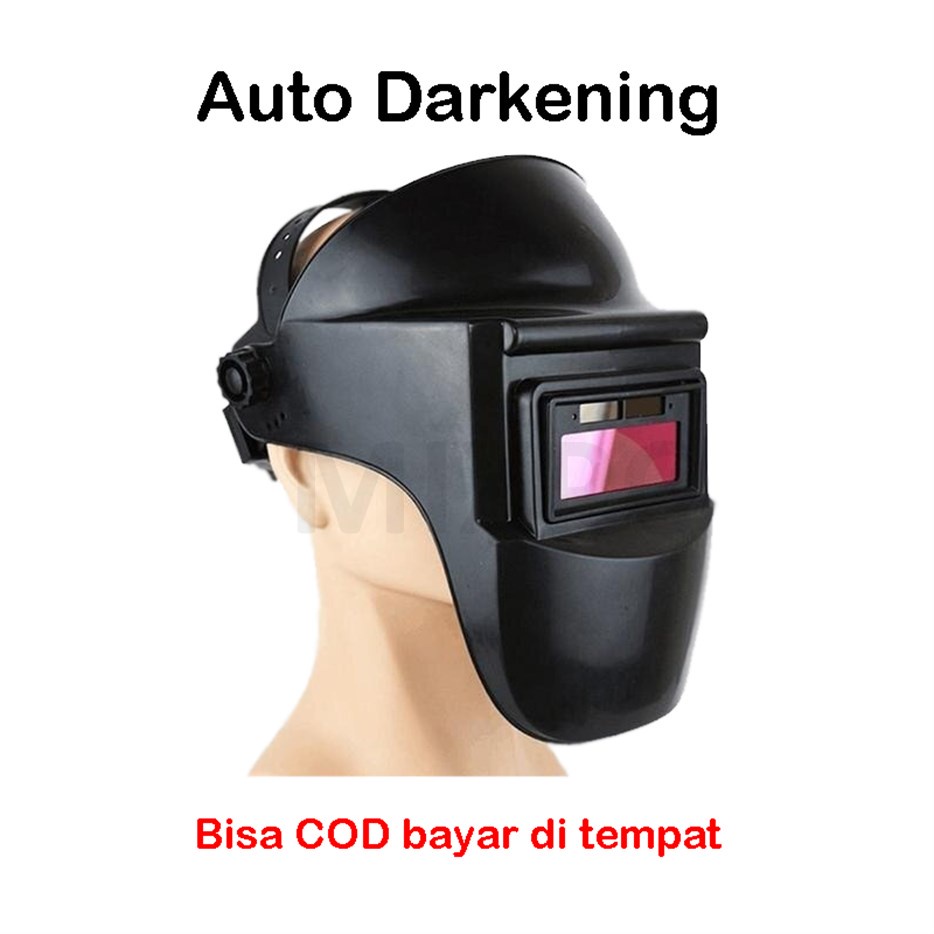 Jual Helm las otomatis auto darkening solar Full face auto gelap ketika ...