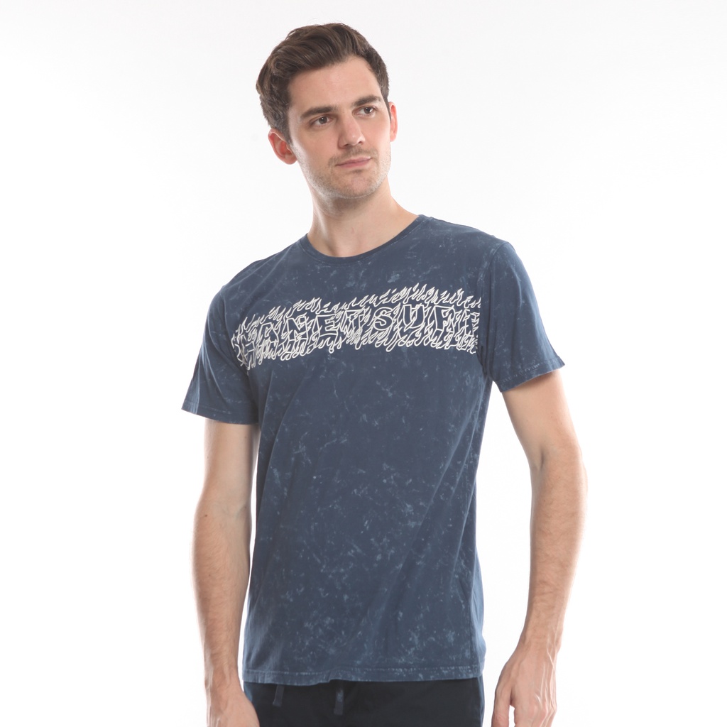 Jual PLANET SURF CLOTHING Kaos pria lengan pendek Biru BALLERN NEW 221B ...