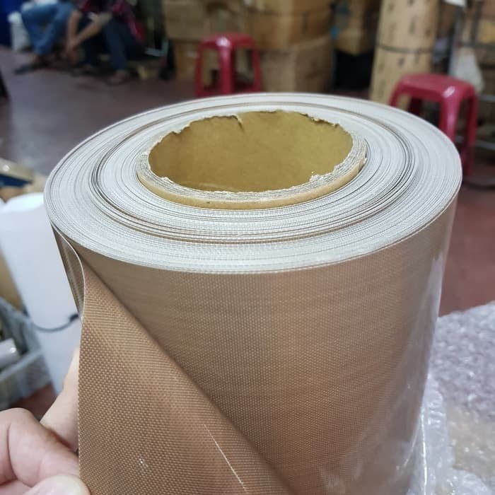 Jual PTFE Glass Fabric Cloth / Kain Teflon 0.13mm ( TANPA LEM ...