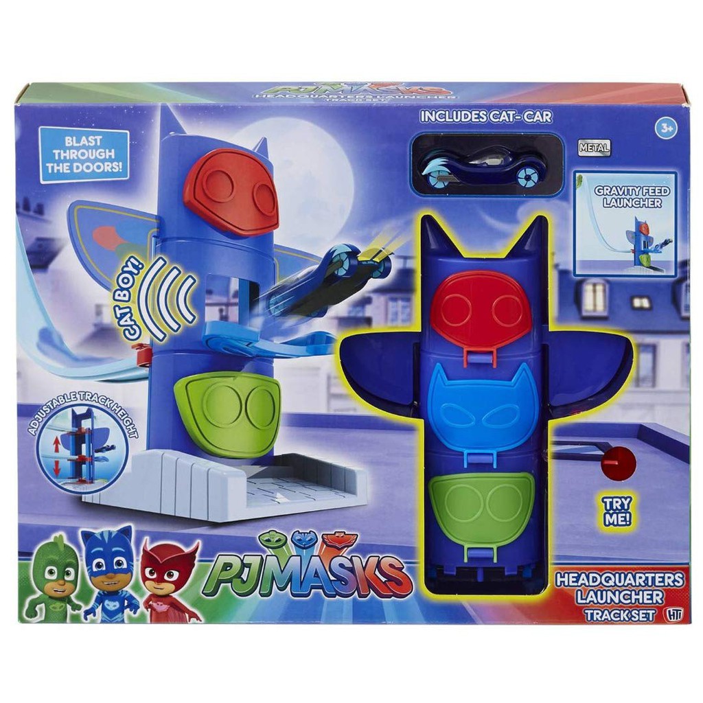 Jual MAINAN PJ MASKS HEADQUARTERS LAUNCHER TRACK SET ORIGINAL | Shopee ...