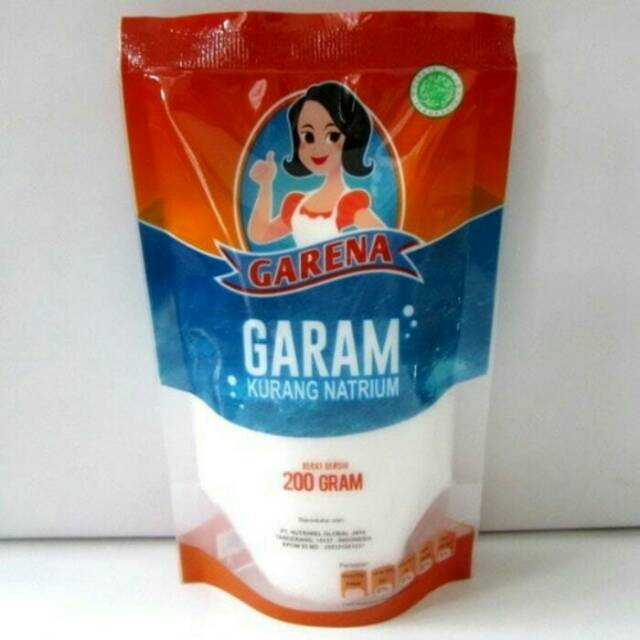 Jual Garam Garena rendah natrium 200 gram | Shopee Indonesia