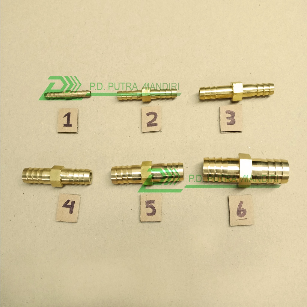 Jual Nepel Selang Sambungan 5/8 x 5/8 Kuningan - (Hose Nipple Connector ...