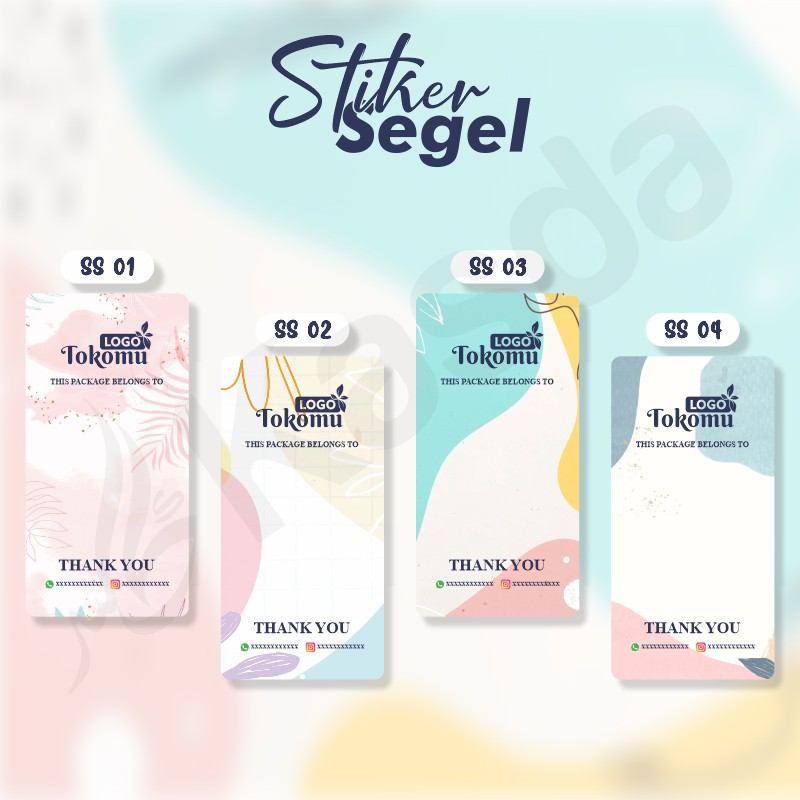 Jual STIKER SEGEL KEMASAN / STIKER SEGEL PACKAGING / STIKER KEMASAN ...