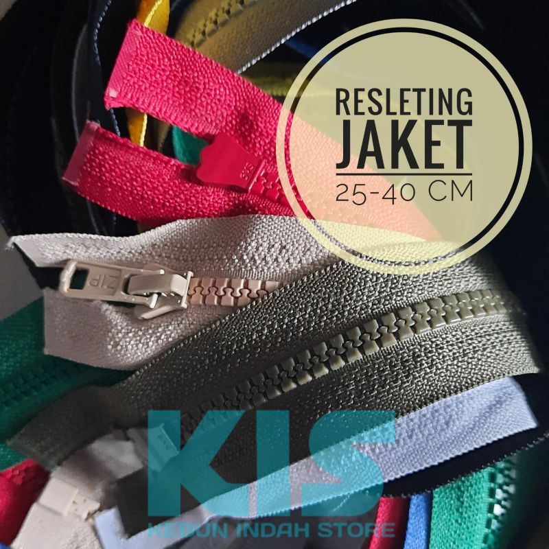 Jual Resleting Jaket ZIP 25cm, 30cm, 35cm, 40cm | Shopee Indonesia