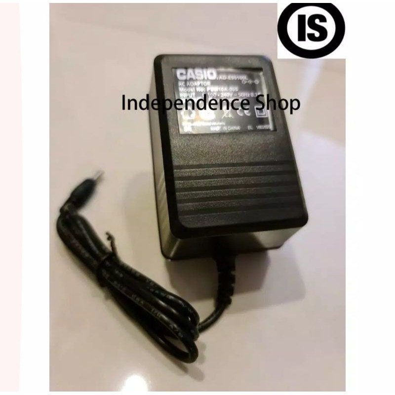 Jual Adaptor Keyboard Casio Series DC In Power Supply 9V 850mA | Shopee ...