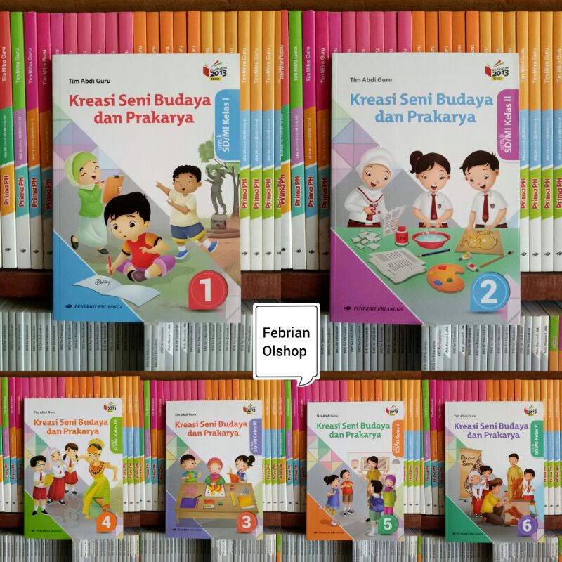 Jual BUKU KREASI SENI BUDAYA DAN PRAKARYA SD/MI KELAS 1 2 3 4 5 DAN 6 REVISI K13N ERLANGGA ...