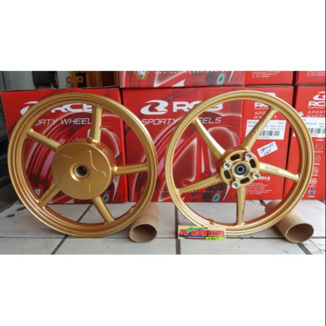 Jual Velg Racing Boy RCB Sp522 Honda Beat Scoopy Vario 110 gold ...